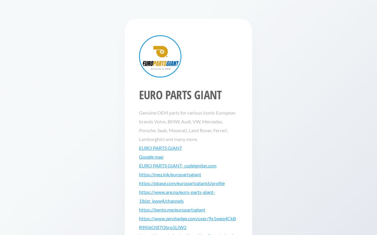 EURO PARTS GIANT